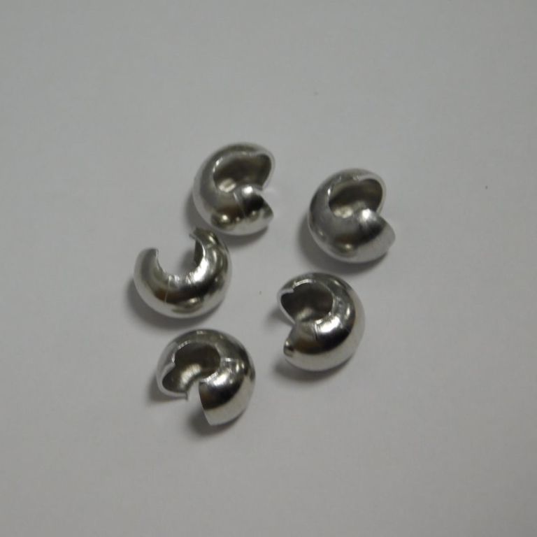 Nickel Plated Steel Beaded Chain Stop Ball - RollEaseParts.com