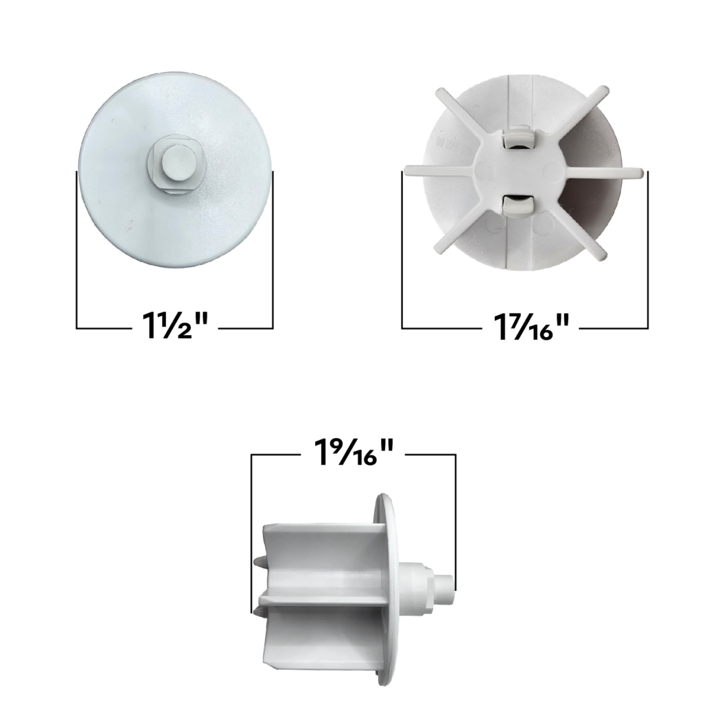 RollEase Skyline SL-Series Heavy Duty Pin End SLPEHD53 for 1-1/2 Inch ...