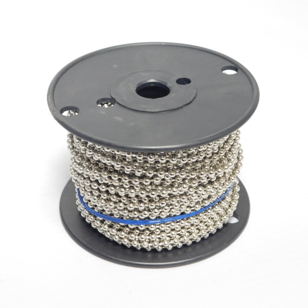 #10 Stainless Steel Beaded Chain Roll - RollEaseParts.com