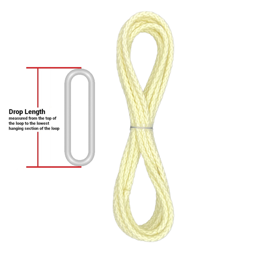 K35 Cord Loop for Shades - 3.4mm Thick Woven Polyester - RollEaseParts.com